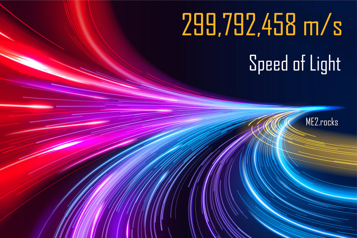 299 792 458 M s Speed Of Light ME2 Rocks