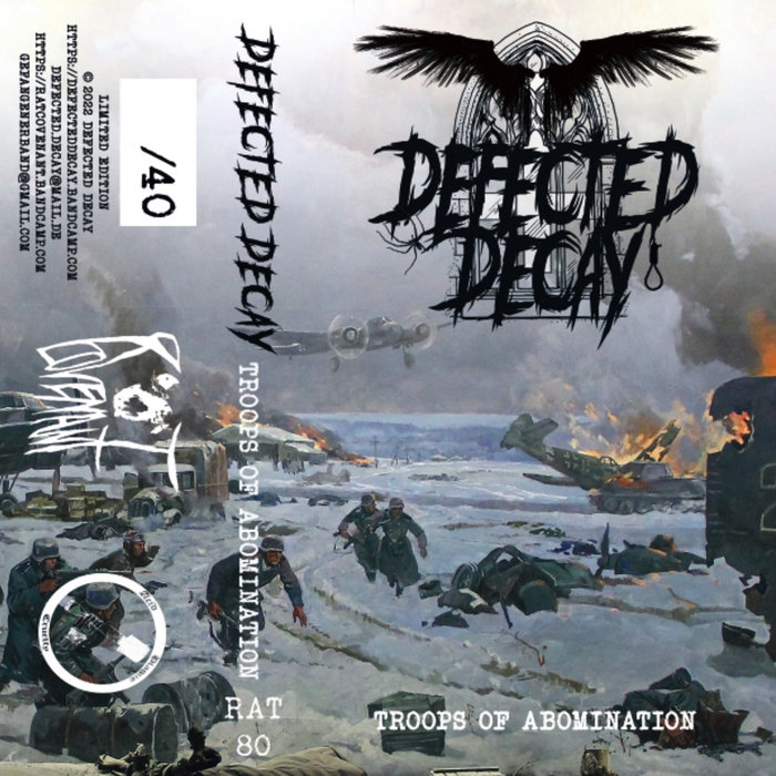 RAT-080 - Defected Decay - Troops Of Abomination | Rat Covenant