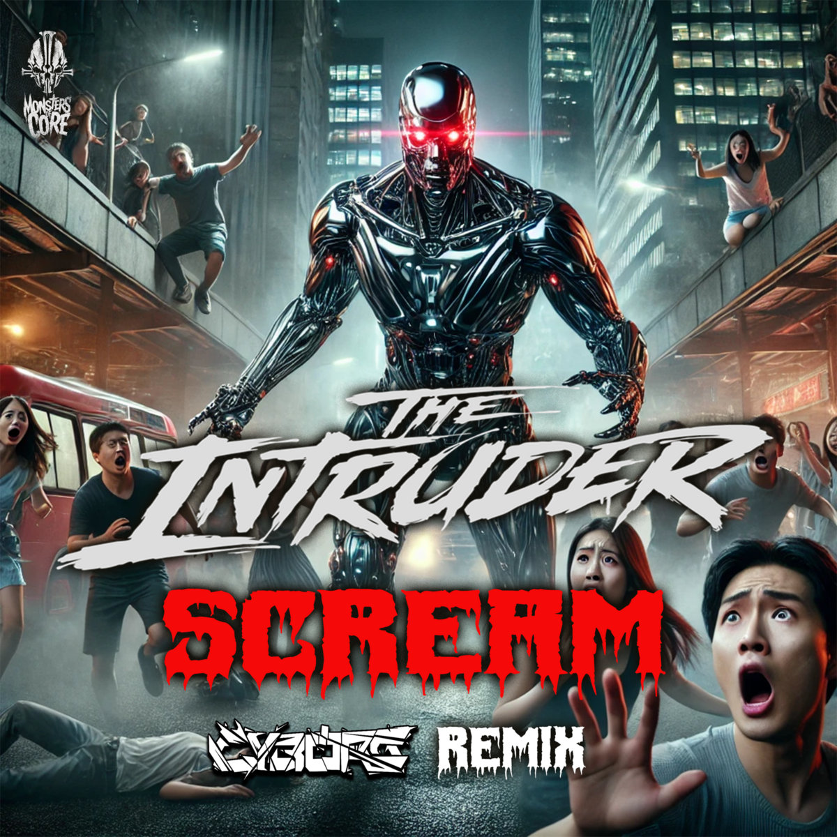 The Intruder - Scream (Cyborg Remix) | Cyborg | Monsters of Core