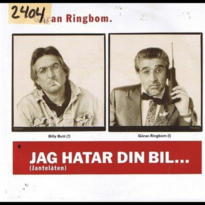 Jag Hatar Din Bil | Göran Ringbom