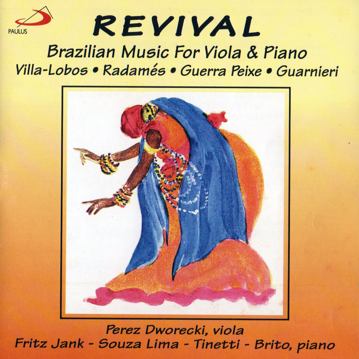 Revival - Brazilian Music For Viola & Piano (1998) | Perez Dworecki - Viola