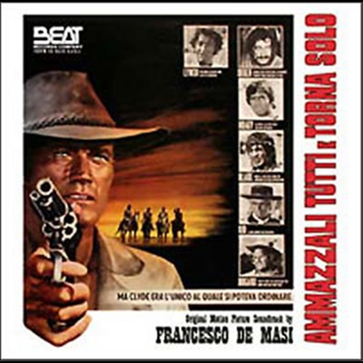 Ammazzali Tutti E Torna Solo Original Motion Picture Soundtrack ...