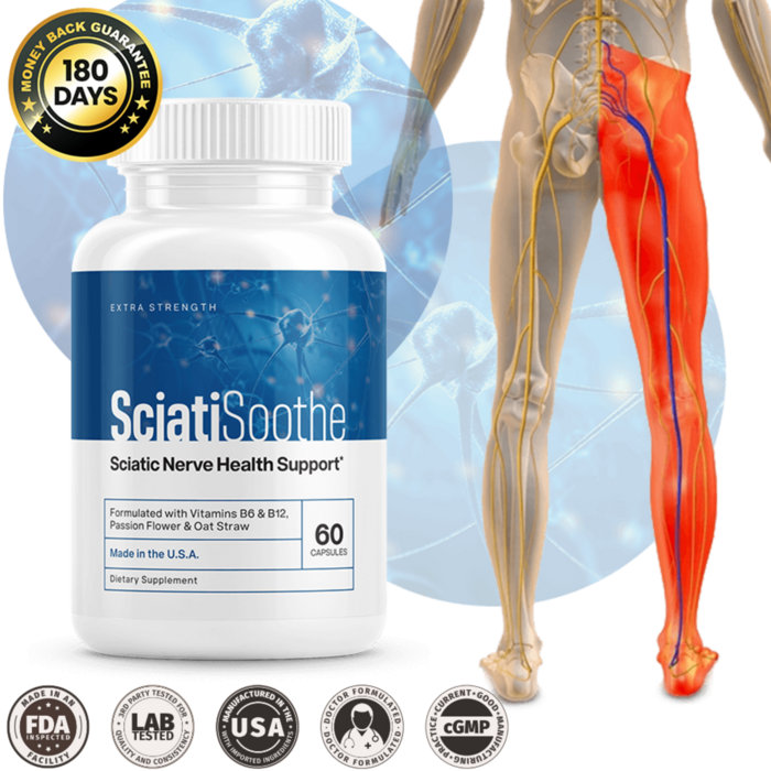 Sciatisoothe Nerve Health Support Relief From Chronic Sciatic Nerve 0809