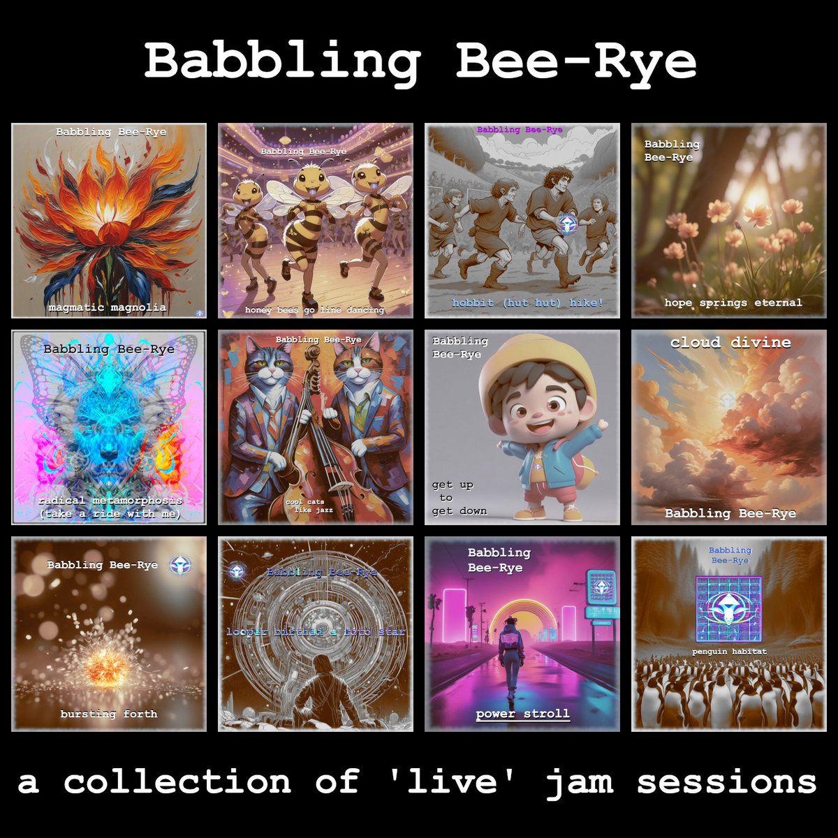 a collection of 'live' jam sessions | Babbling Bee-Rye