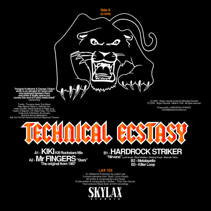 Technical Ecstacy EP (Kiki Remix) | Mr. Fingers, Hardrock Striker ...