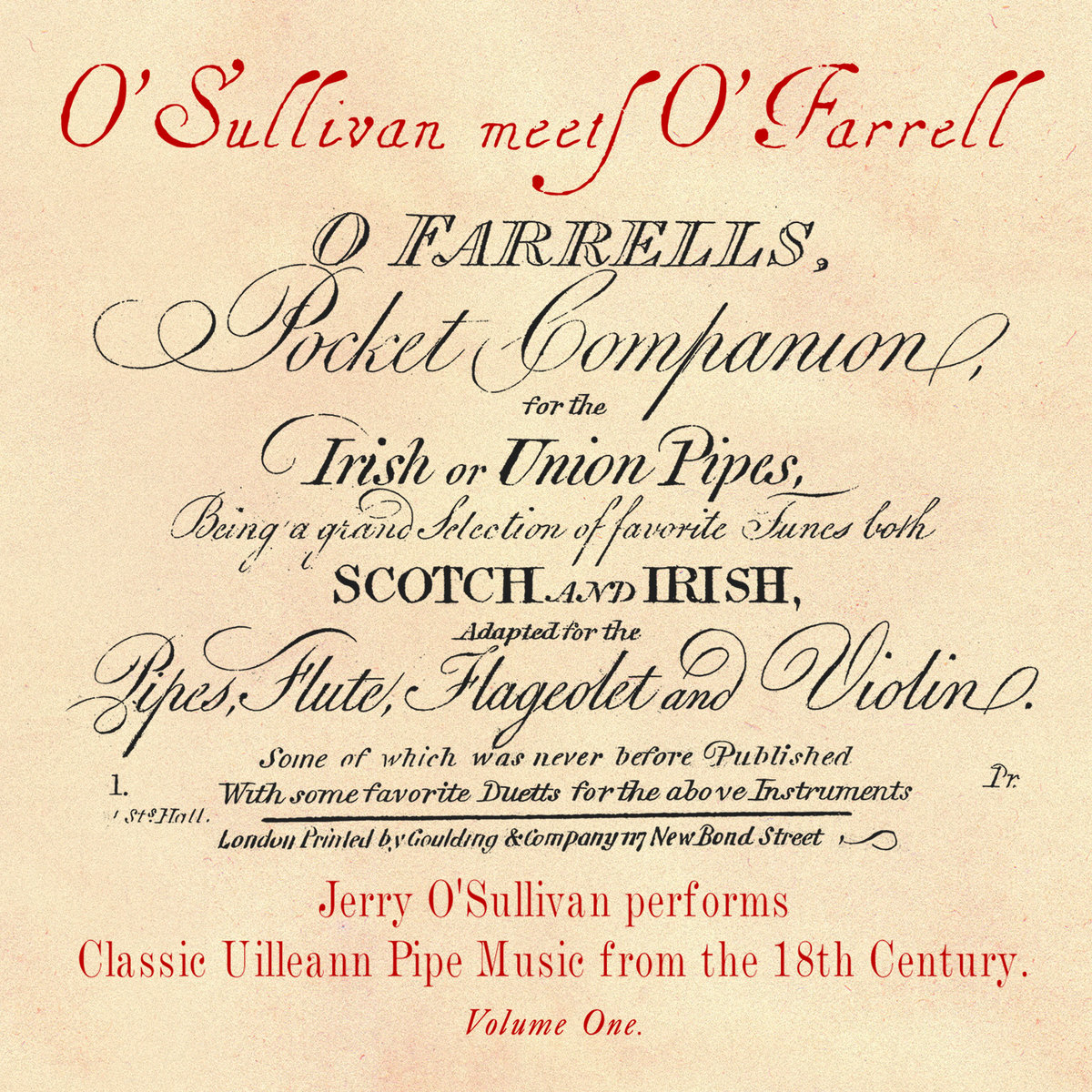 O'Sullivan meets O'Farrell, Volume One | Jerry O'Sullivan