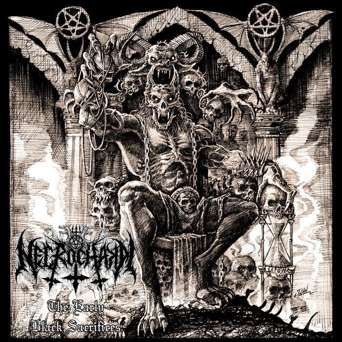NECROCHAKAL “The Early Black Sacrifices” Digipak | Tribulacion ...