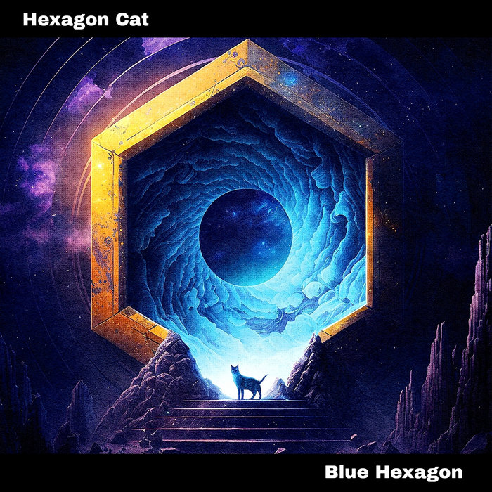 Blue Hexagon | Hexagon Cat