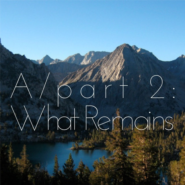A/part 2: What Remains | Elijah Davidson