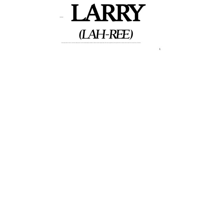 da lobby | larry