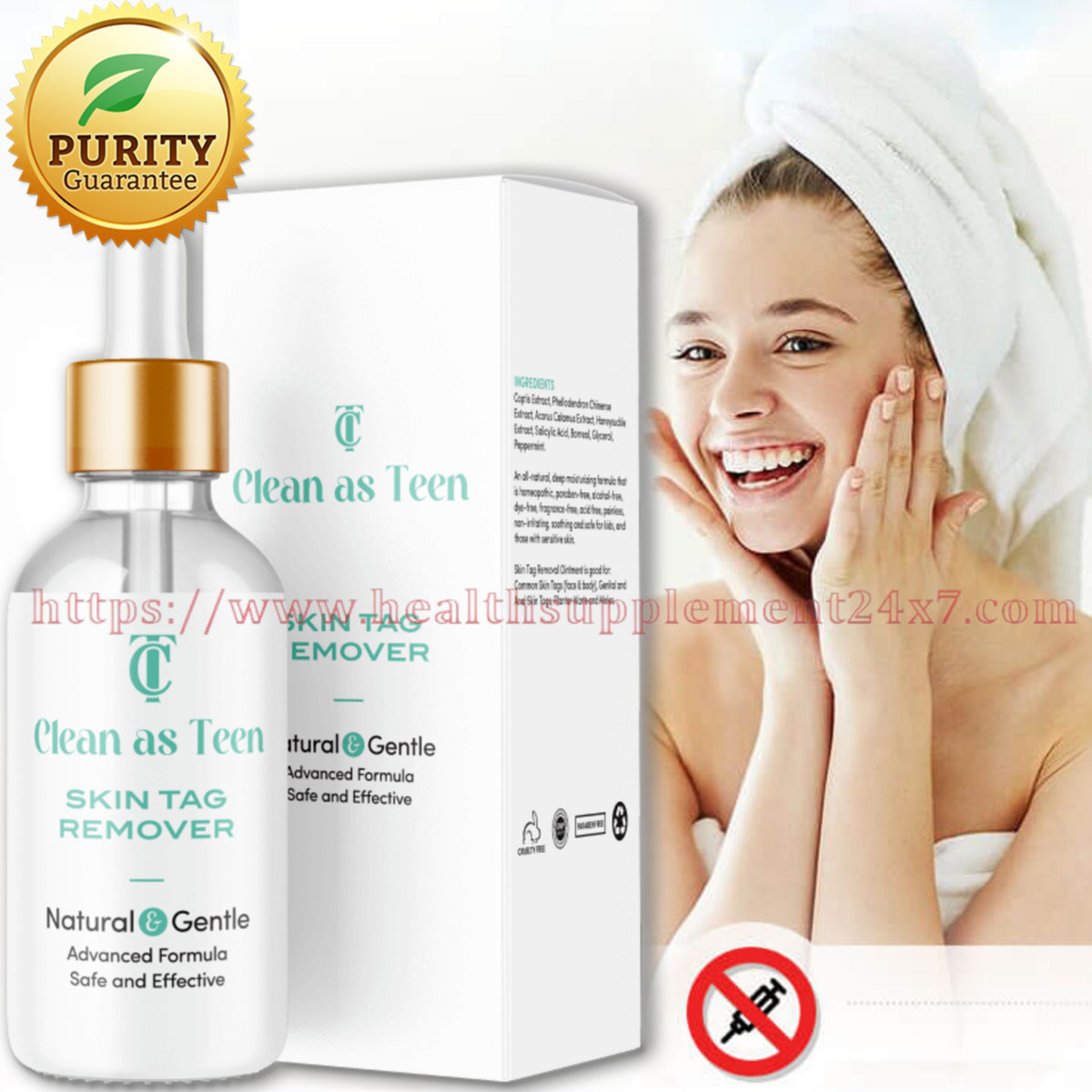Clean As Teen Skin Tag Remover (GMP Certified) Premium Quality All ...