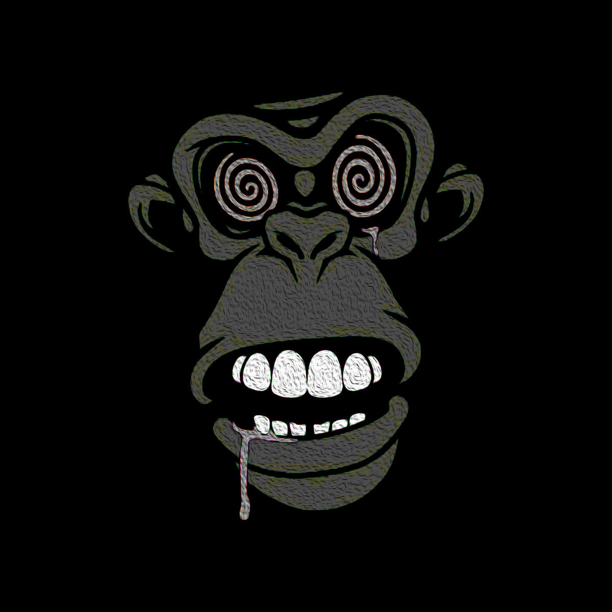 Crazy Monkey Drawing