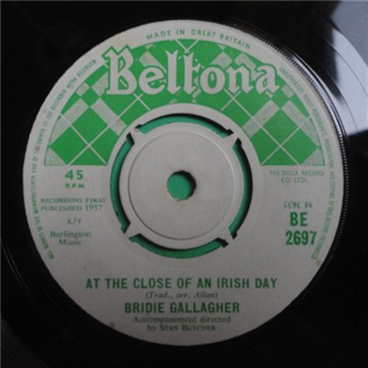 At The Close Of An Irish Day Two Little Orphans | Bridie Gallagher
