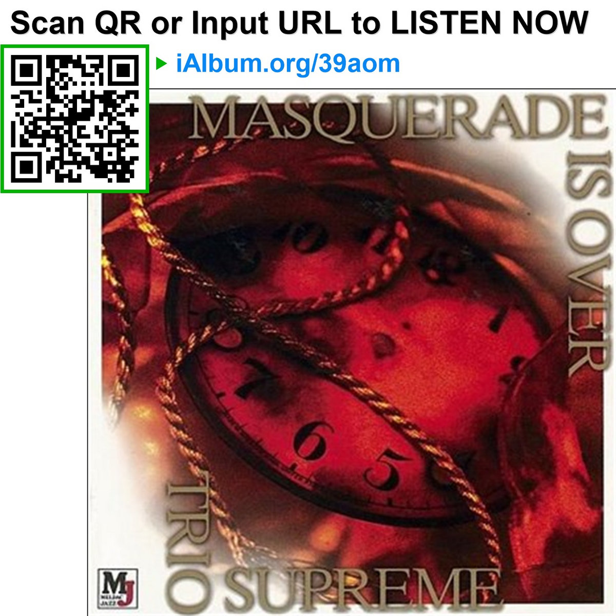 Masquerade Is Over | Trio Supreme