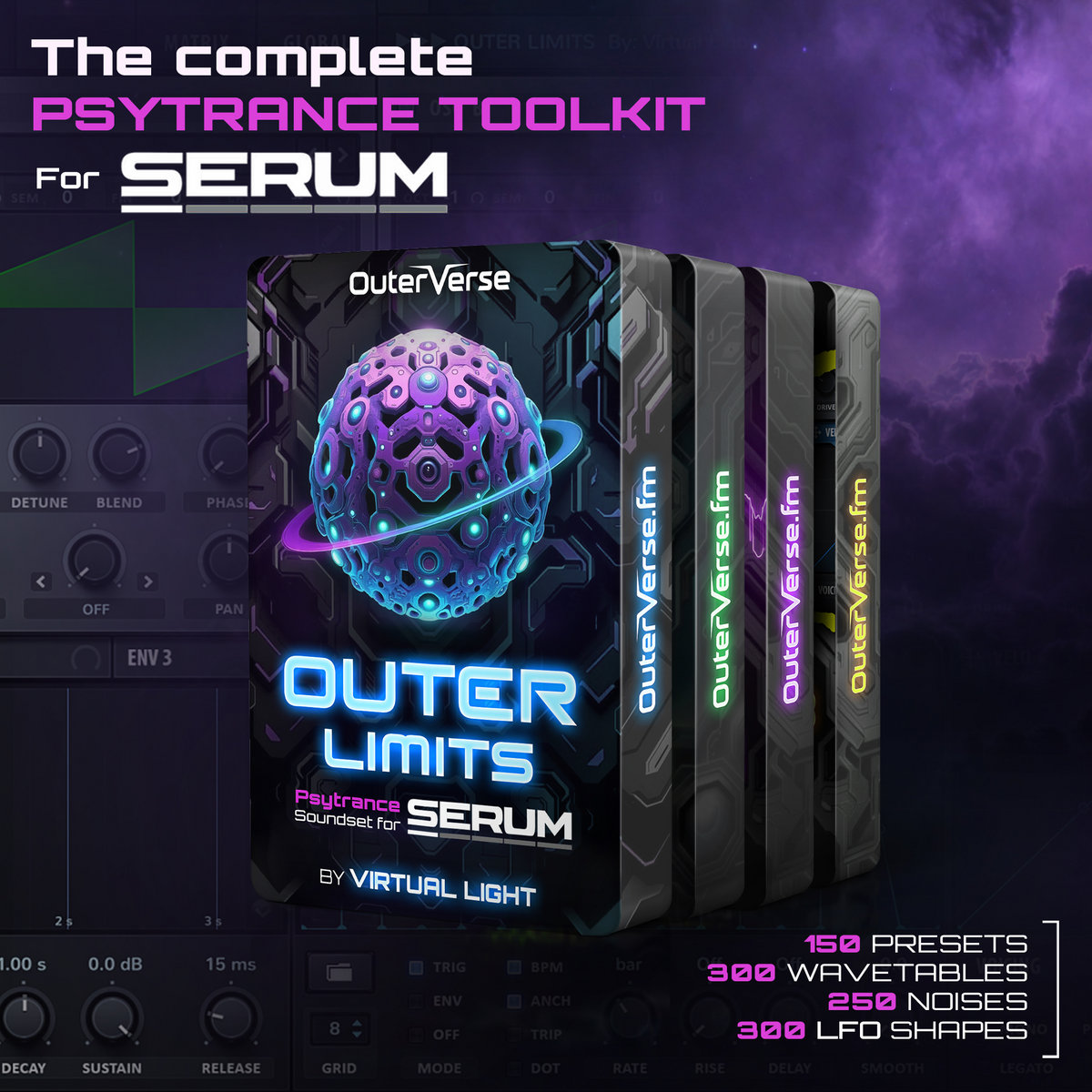 Outer Limits - Complete Psytrance ToolKit For Serum | Virtual Light