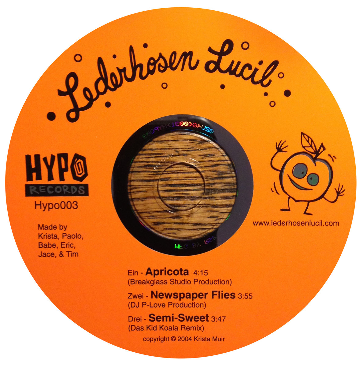 Apricota Single | Lederhosen Lucil | Krista Muir