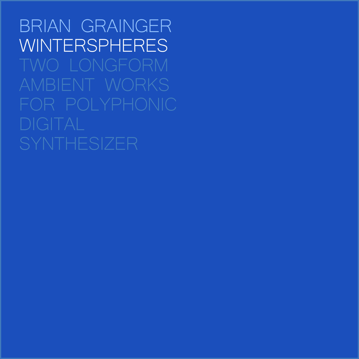 Winterspheres | Brian Grainger
