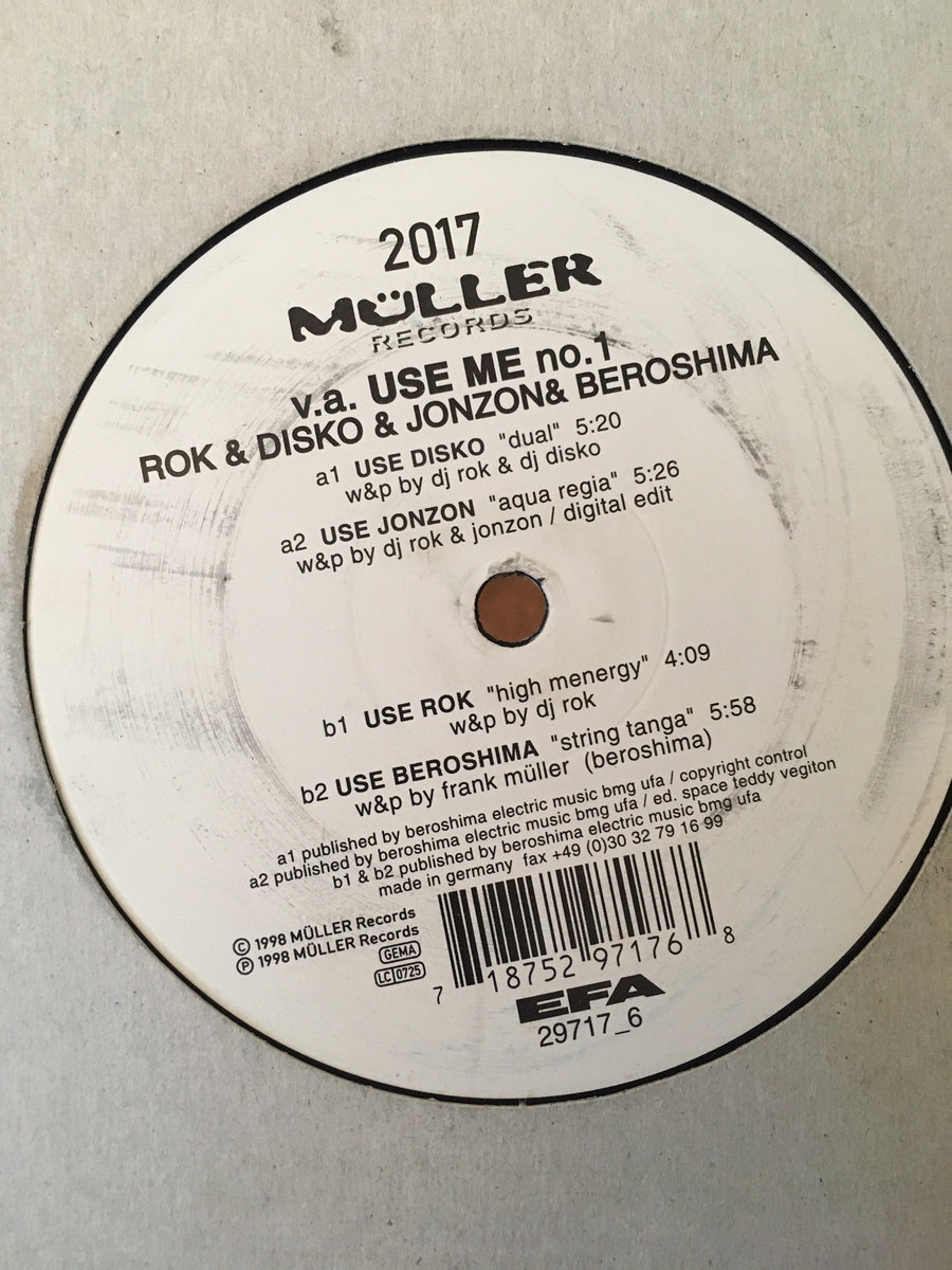 VARIOUS ARTISTS - Use Me vol.1 / Muller 2017 a&b | Frank Muller ...