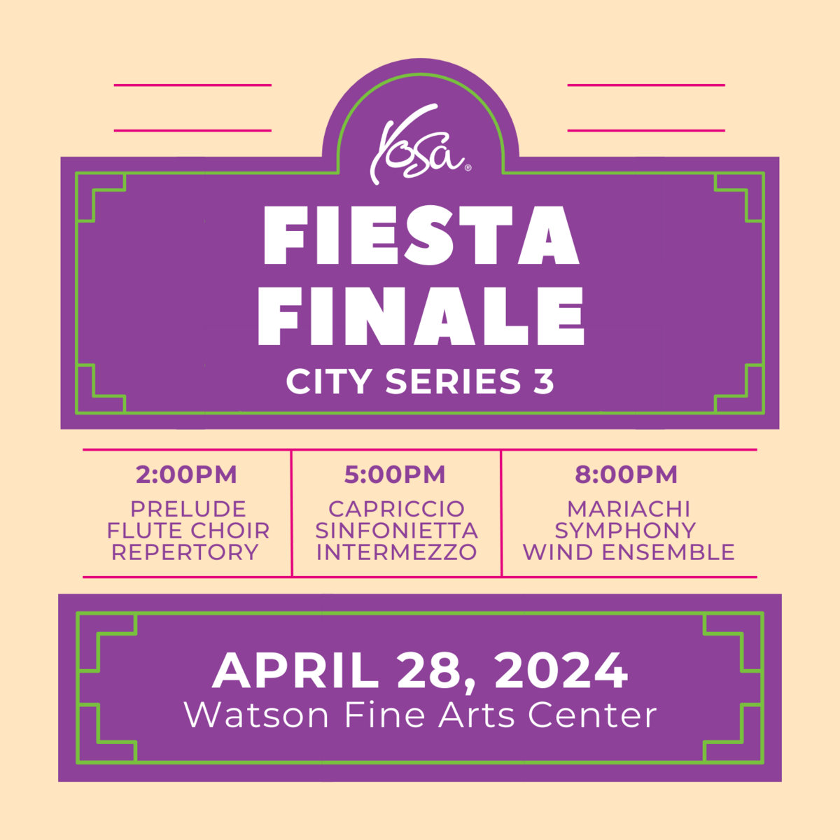 YOSA City Series 3B Spring 2024 | YOSA - Youth Orchestras of San Antonio