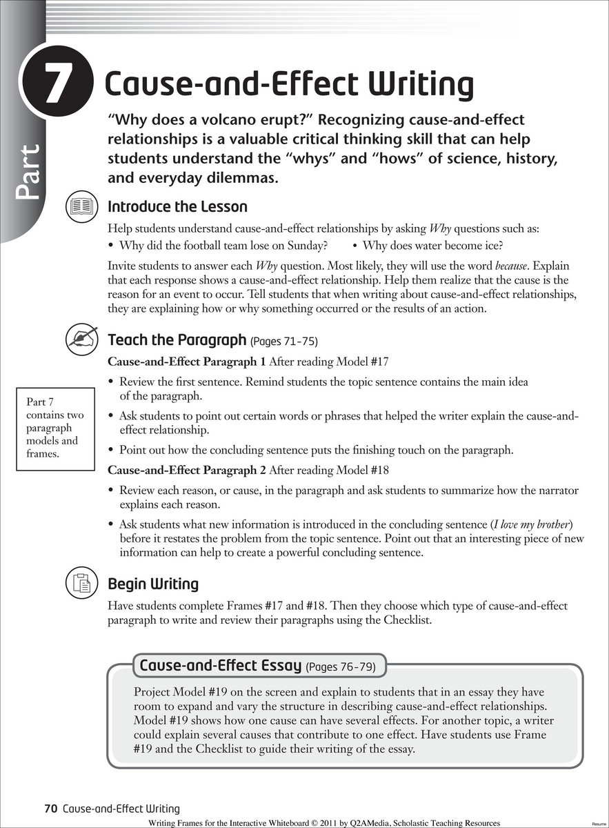 Cause And Effect Essay Titles | Makadorre | orrothinklar