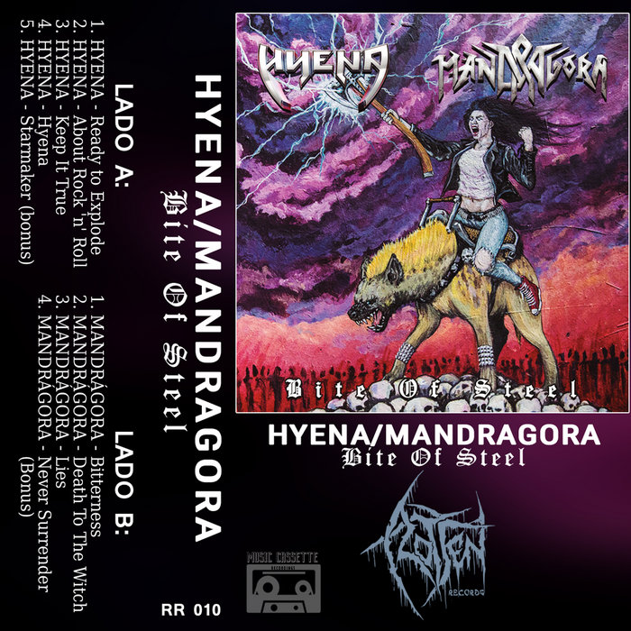 "Bite Of Steel" Split | HYENA/MANDRÁGORA | GUTS AND BLOOD Records