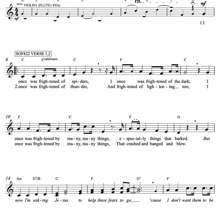 I Once Was Frightened Of Spiders (SmaleSOF822) arr2025 | Tim Roberts