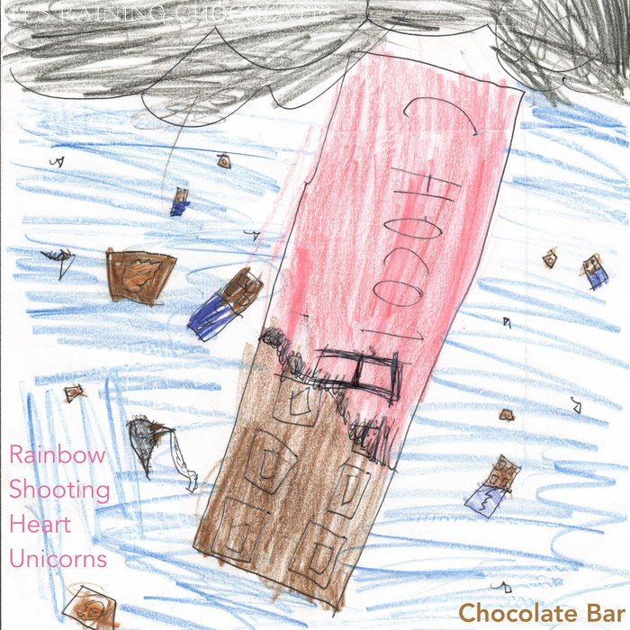Chocolate Bar | Rainbow Shooting Heart Unicorns