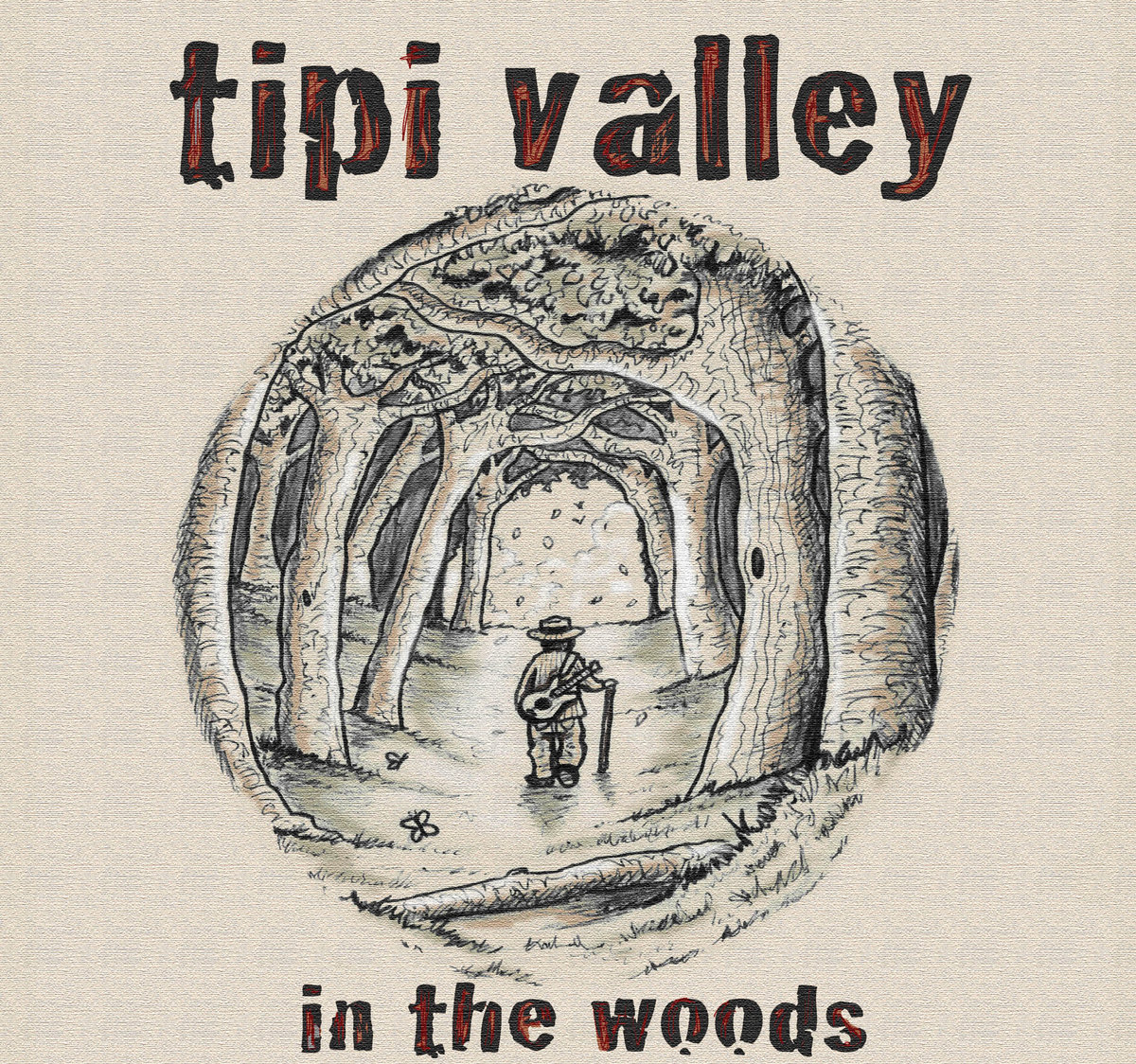 In the woods | Tipi Valley