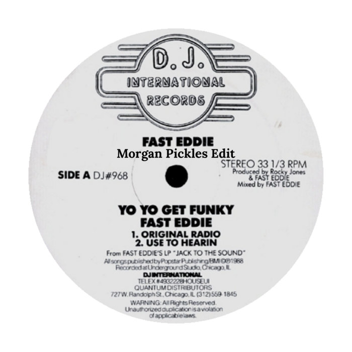 Yo Yo Get Funky - Morgan Pickles Edit | Morgan Pickles | MorganPickles