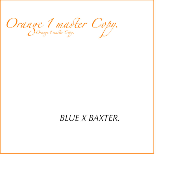 Orange 1 | BLUE X BAXTER