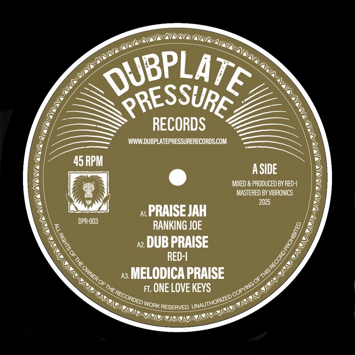 Praise Jah / Ready Now | Ranking Joe, Red-i , One Love Keys | Red I Sound