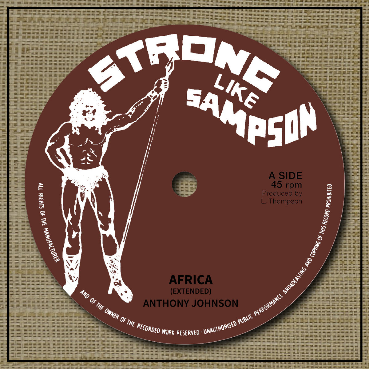 Anthony Johnson - Africa (Extended) / Jah Thomas - Stereograph Style ...