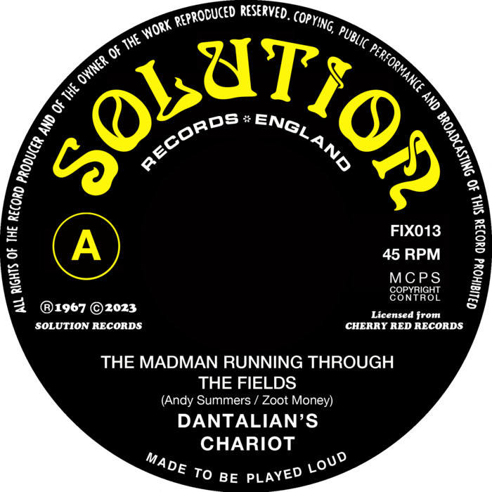 DANTALIONS CHARIOT The Madman Running Through The Fields | Solution Records