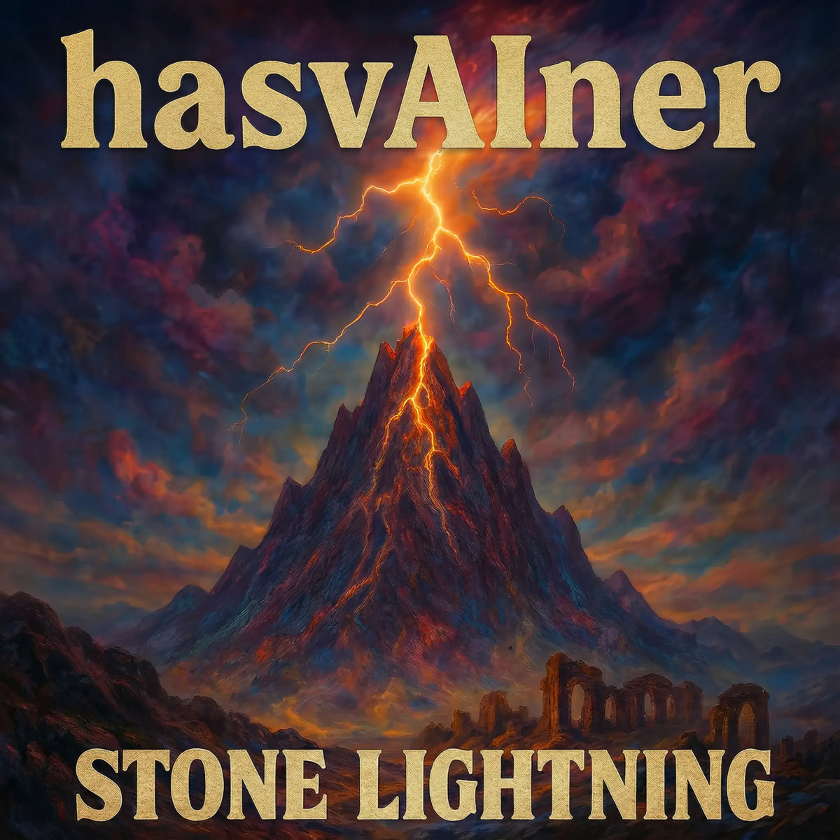 Stone Lightning (2025) (Full Album) (Hard Rock, Heavy Metal) | hasvAIner