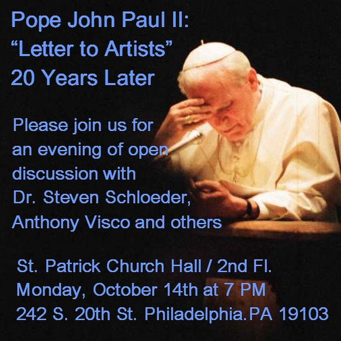 John Paul II: Letter to Artists 20 Years Later | StPatrickChurch