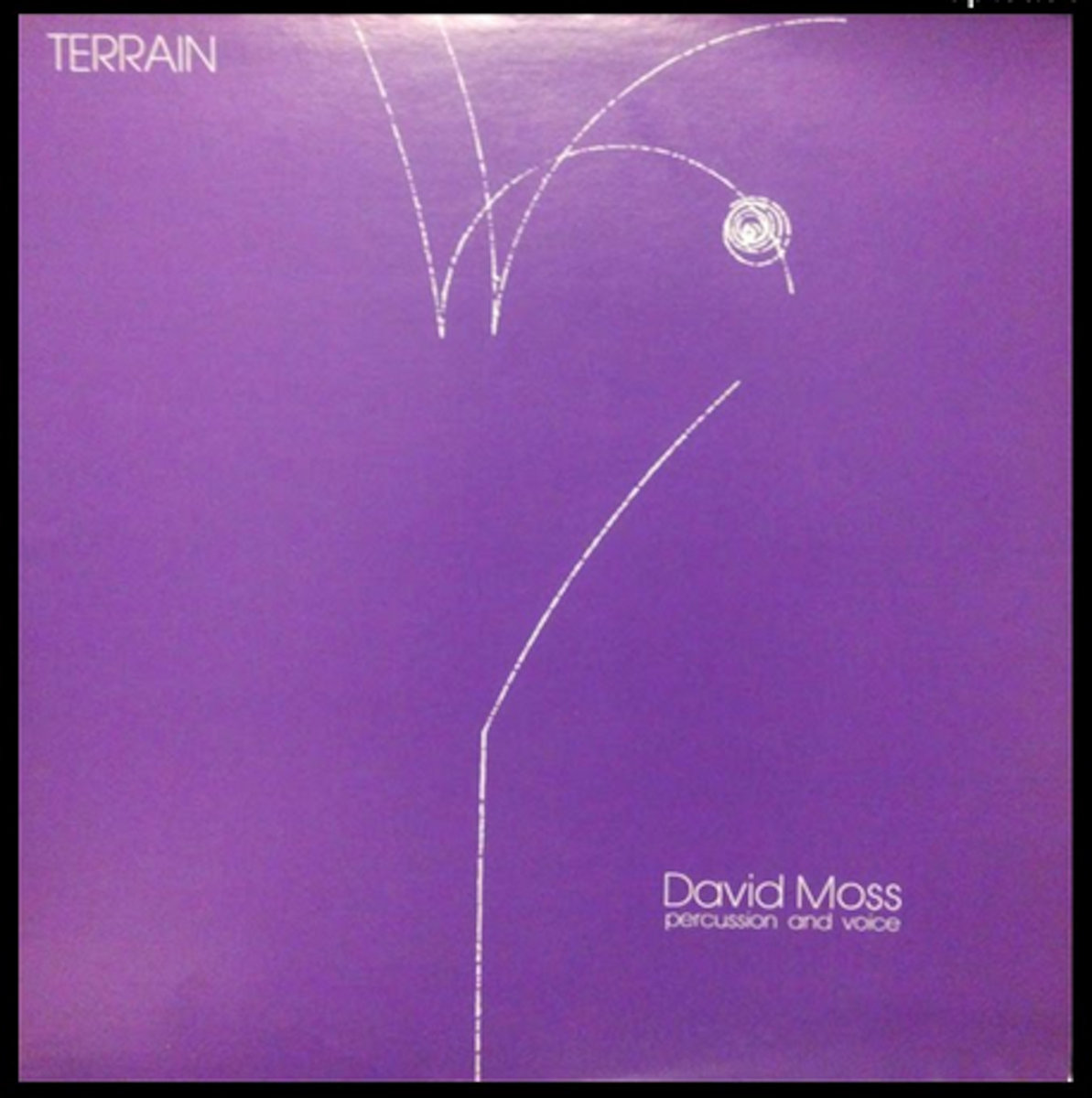 TERRAIN - solo percussion/voice by David Moss; ORIGINAL 1981 release ...