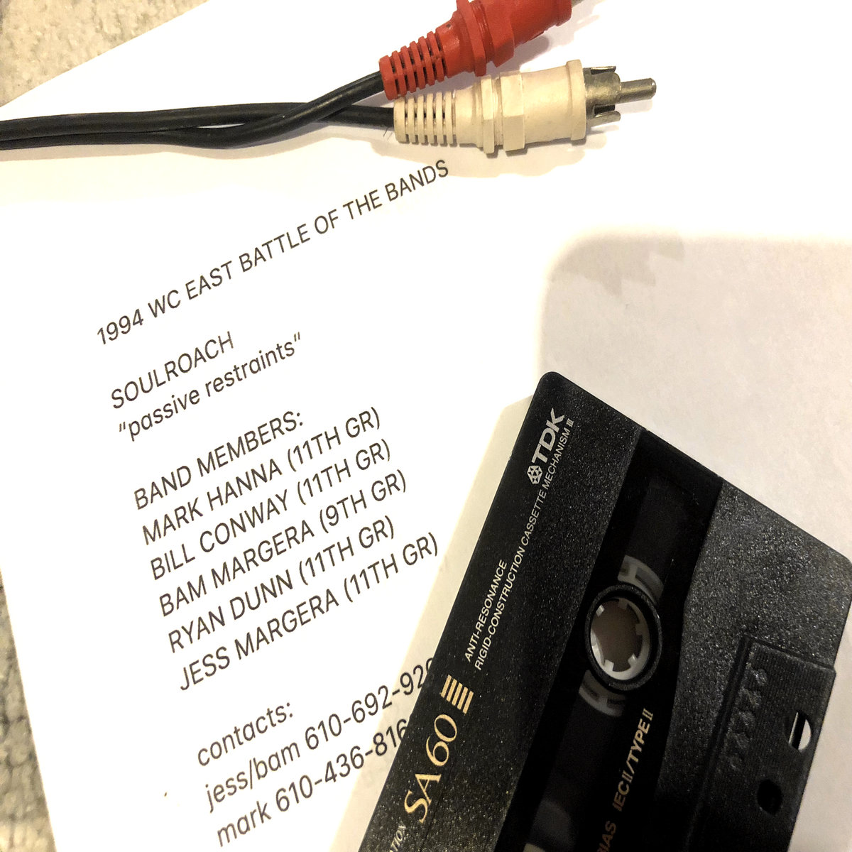 Soulroach Battle of the Bands submission tape 1994 | Soulroach | Filthy ...