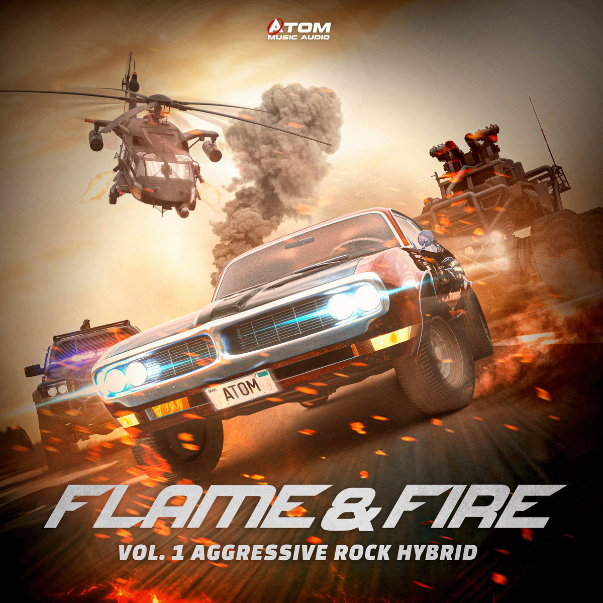 Flame & Fire, Vol. 1: Aggressive Rock Hybrid | Atom Music Audio