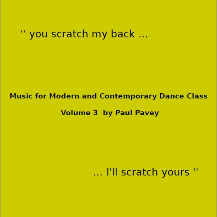 '' you scratch my back ... I'll scratch yours '' | Paul Pavey