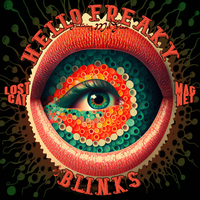 Hello Freaky Blinks | Lost Cat Magnet