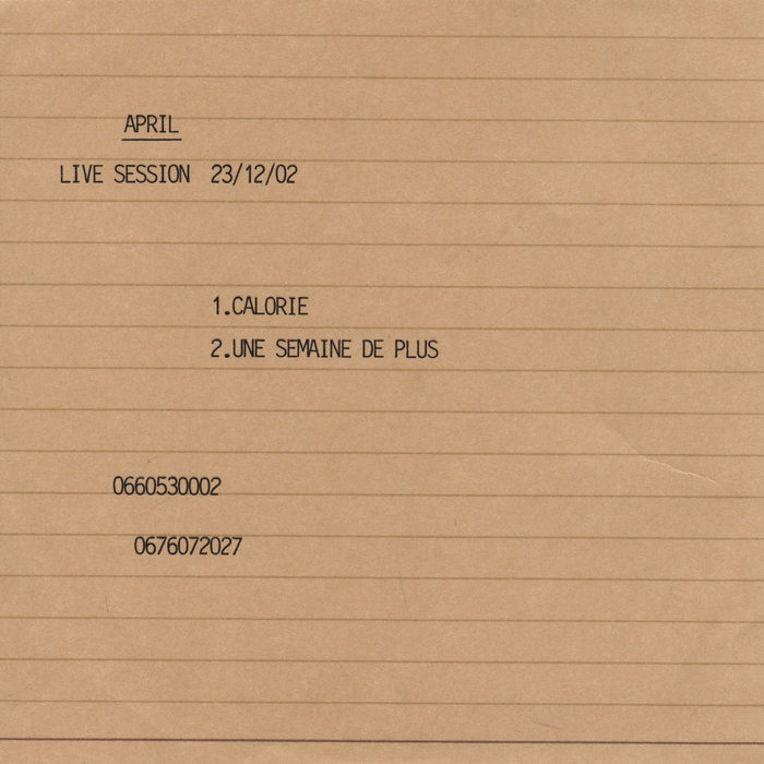 Calorie (single) | April