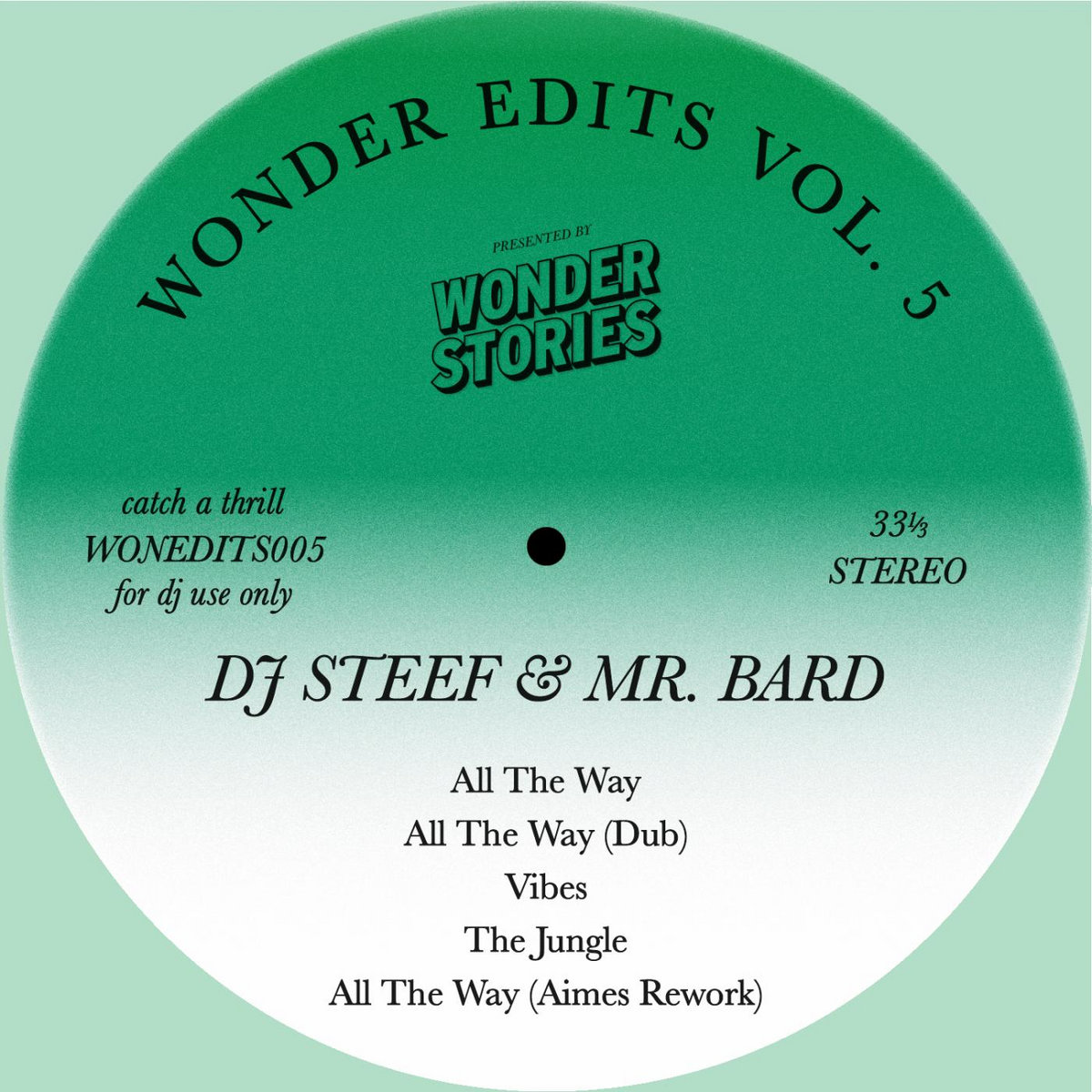 Wonder Edits Vol. 5 | DJ Steef & Mr. Bard | Wonder Edits