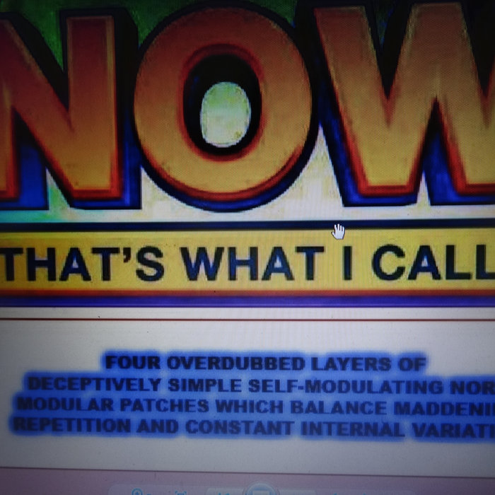 Now that's what I call four overdubbed layers of deceptively simple ...