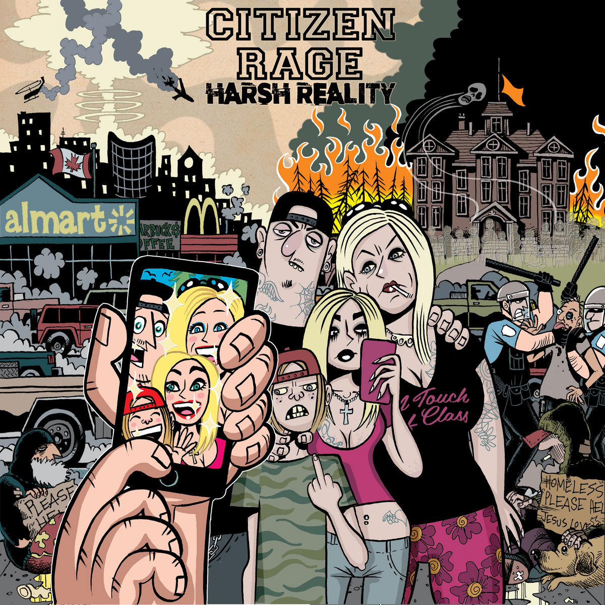 HARSH REALITY | Citizen Rage | CURSED BLESSINGS RECORDS