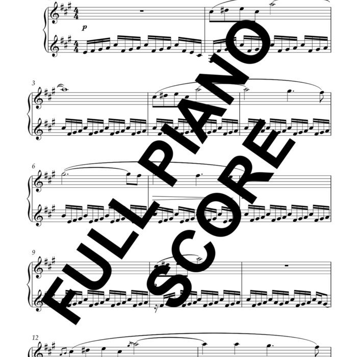 Interlaced Thoughts Piano Score | Jonathan Sharples Music