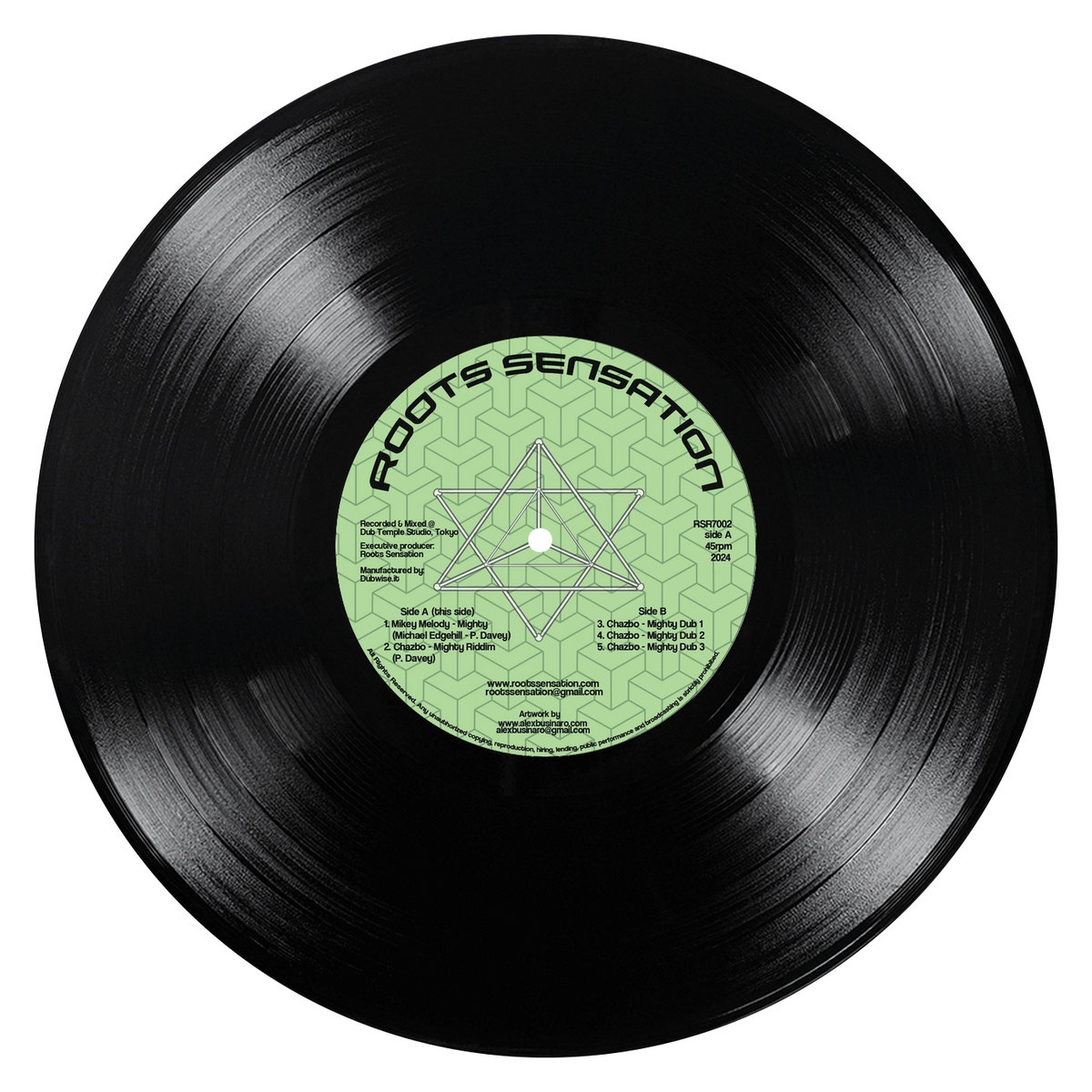 Mikey Melody - Mighty / Chazbo - Mighty Dub / Dub 1 / Dub 2 / Dub 3 ...