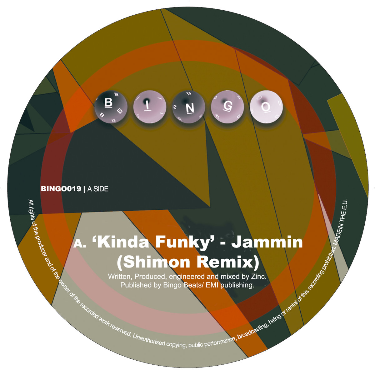Kinda Funky (Shimon Remix) / Go DJ (DJ Zinc Remix) | Jammin | Bingo