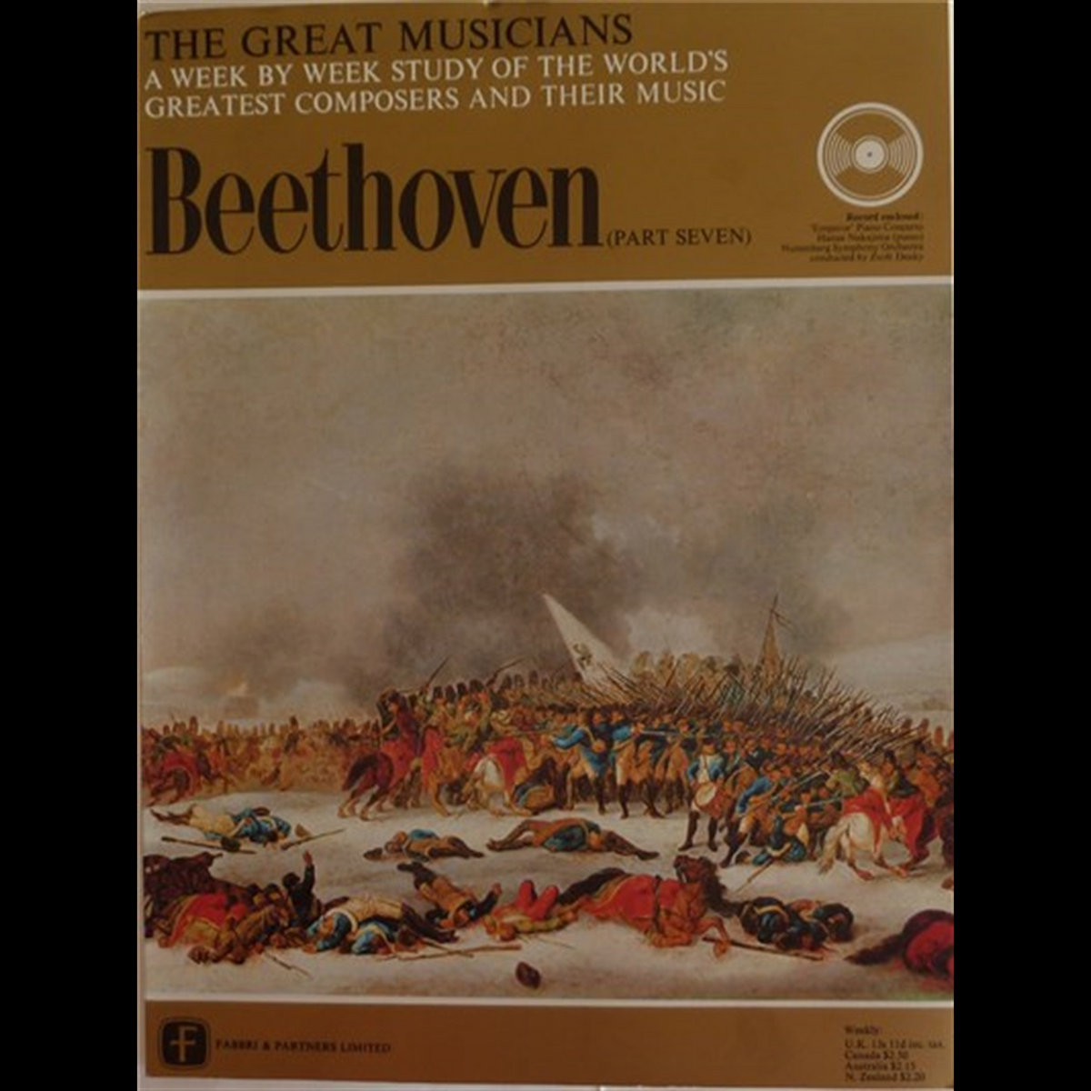 The Great Musicians No 53 Beethoven Part Seven Emperor Piano Concerto ...