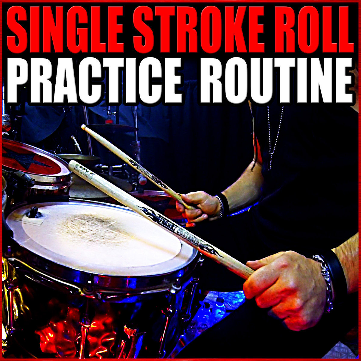 SINGLE STROKE ROLL PRACTICE ROUTINE | FRANKYCOSTANZA