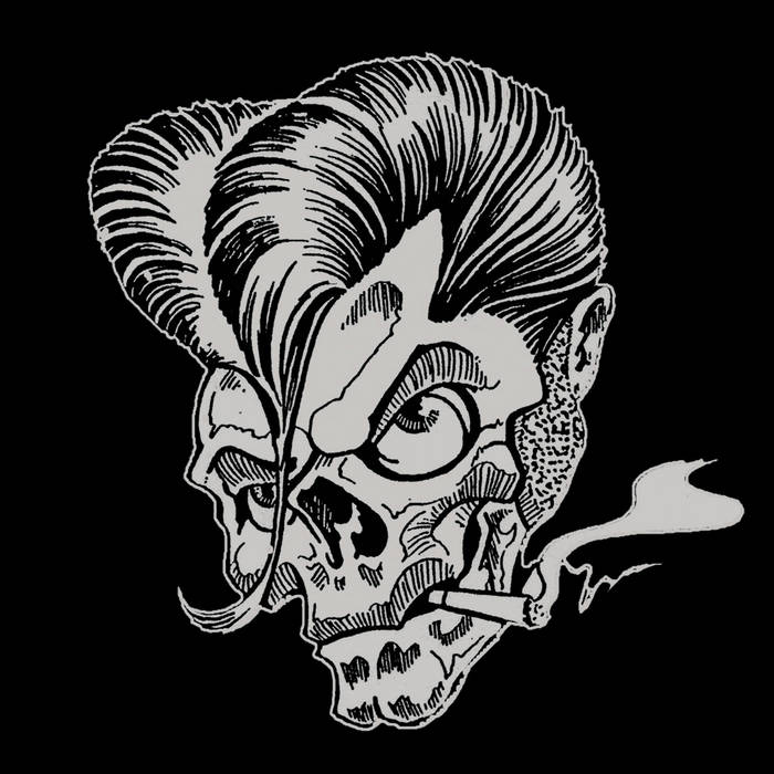 Greaser Skull Drawing